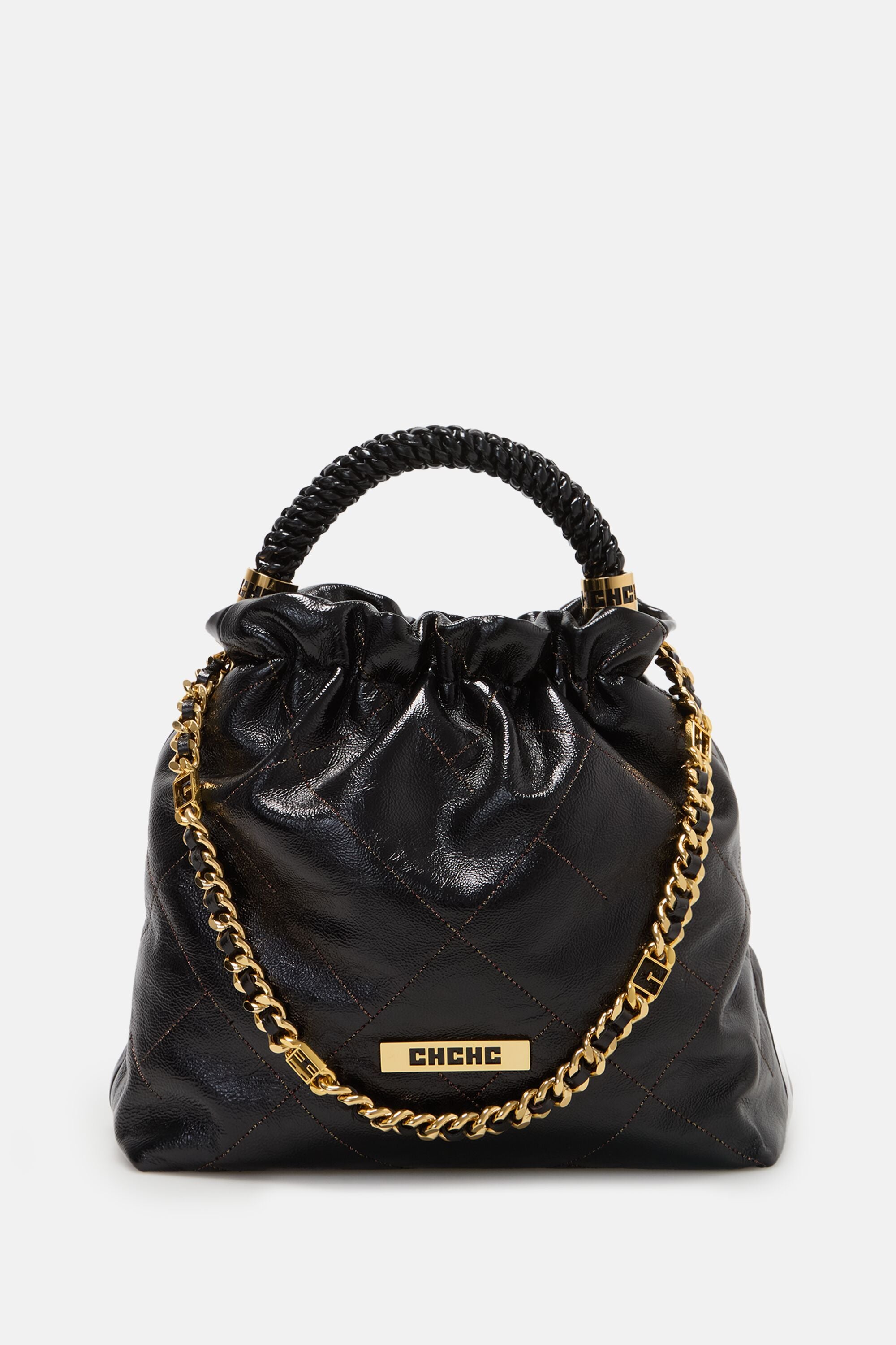 Bimba Soft Bucket | Medium Shoulder Bag black - CH Carolina Herrera ...